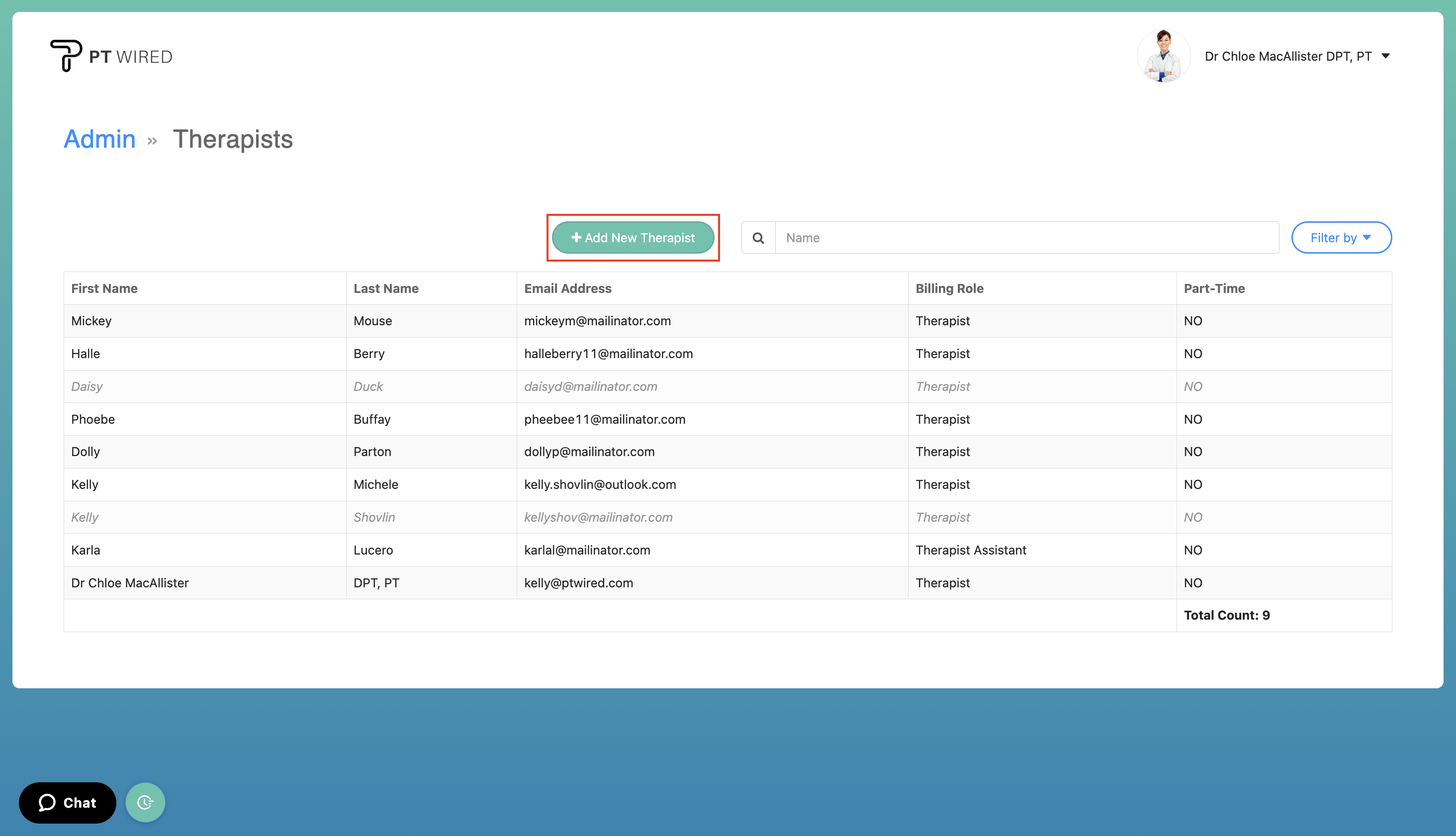 Adding Providers – PT Wired