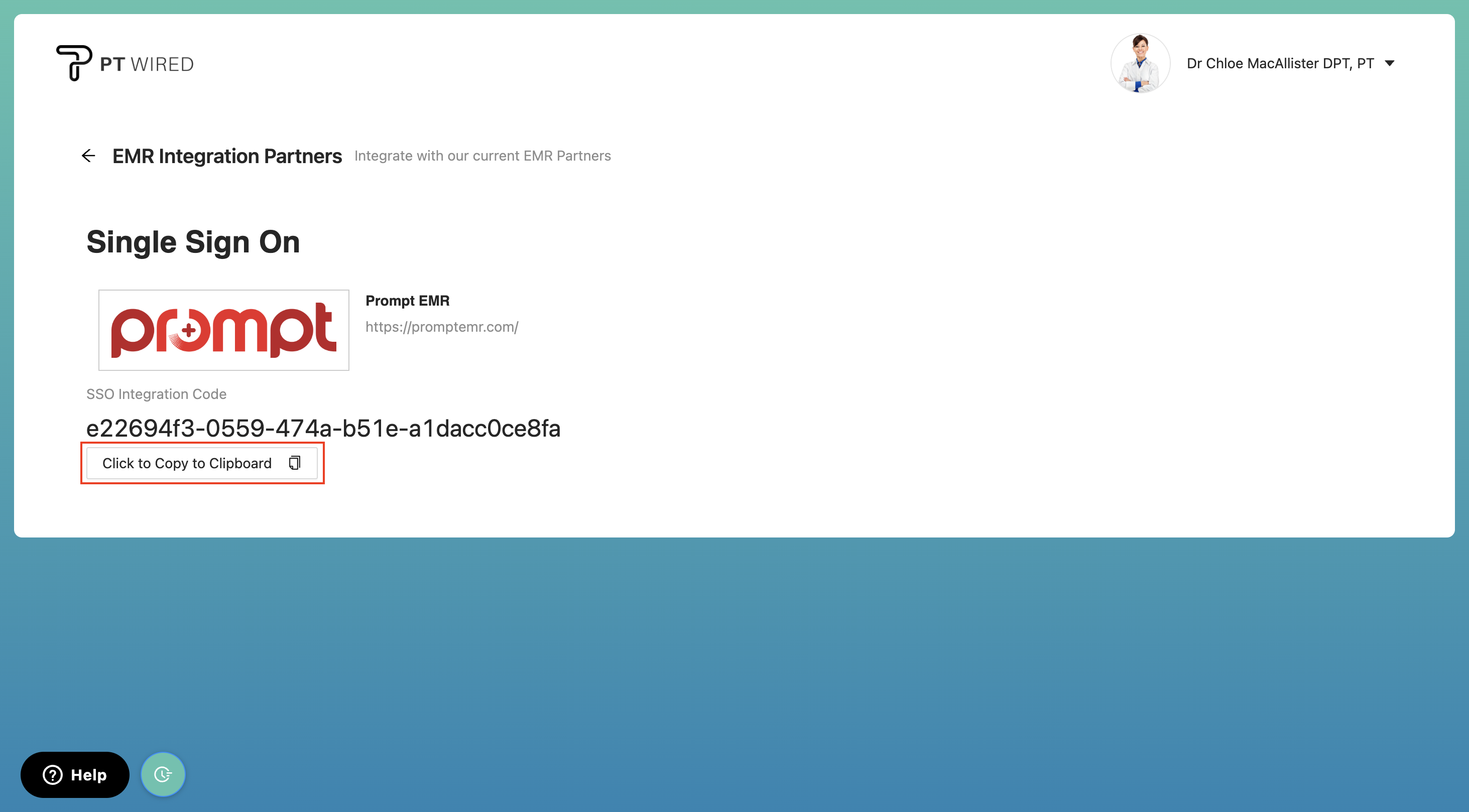 Generating Prompt Integration Code – PT Wired