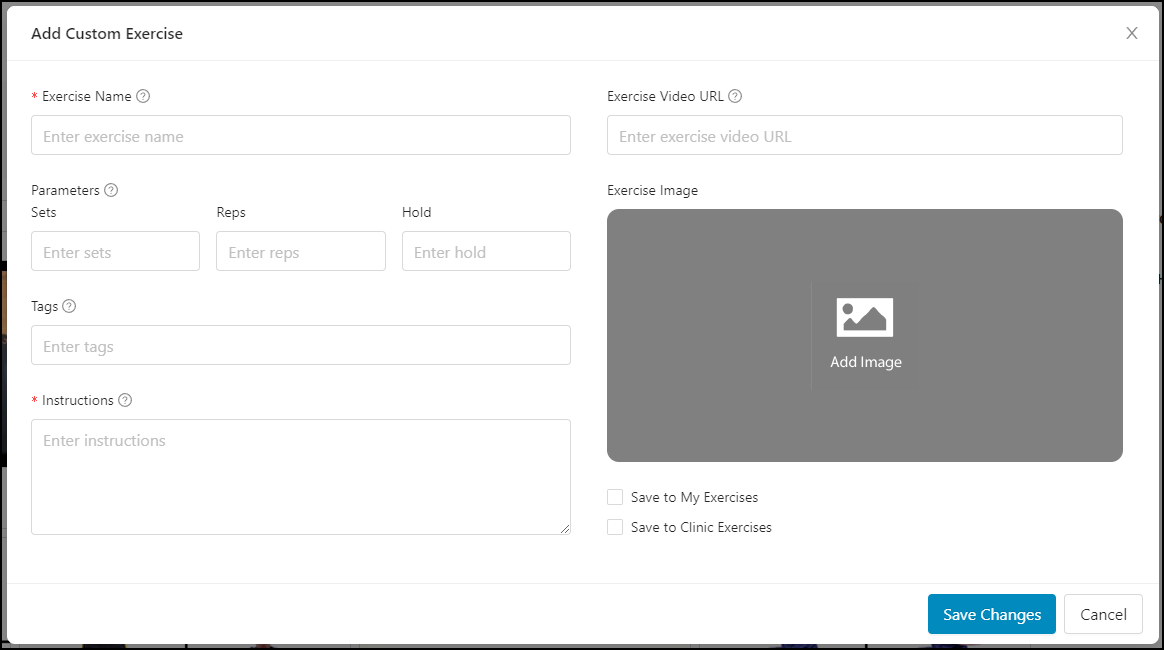 Provider-Level Custom Exercises – PT Wired