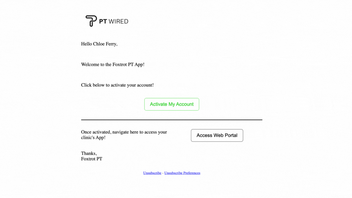 Activating Your Account as a Provider – PT Wired