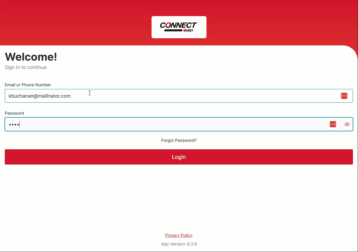 Logging in to the ATI Connect Patient Web App – PT Wired