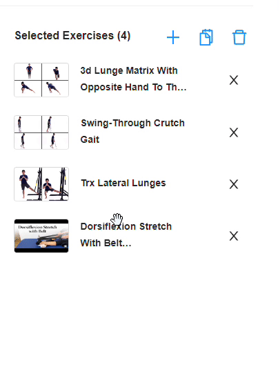 Custom Exercises – PT Wired