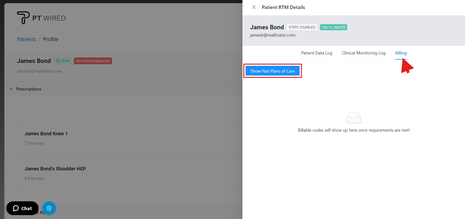 How to Bill RTM Codes from Past Plans of Care – PT Wired